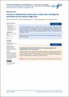 Incisión de Clamshell con esternotomía media como abordaje del ...